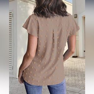 Merokeety | Tops | Merokeety Women 223 Summer V Neck Ruffle Short ...